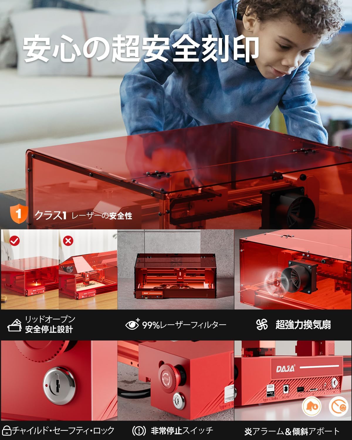 レーザー彫刻機 加工機 レーザー 加工 カッター ダイオードレーザー ファイバーレーザー DAJA-A6Pro – ビームテック ONLINE ...
